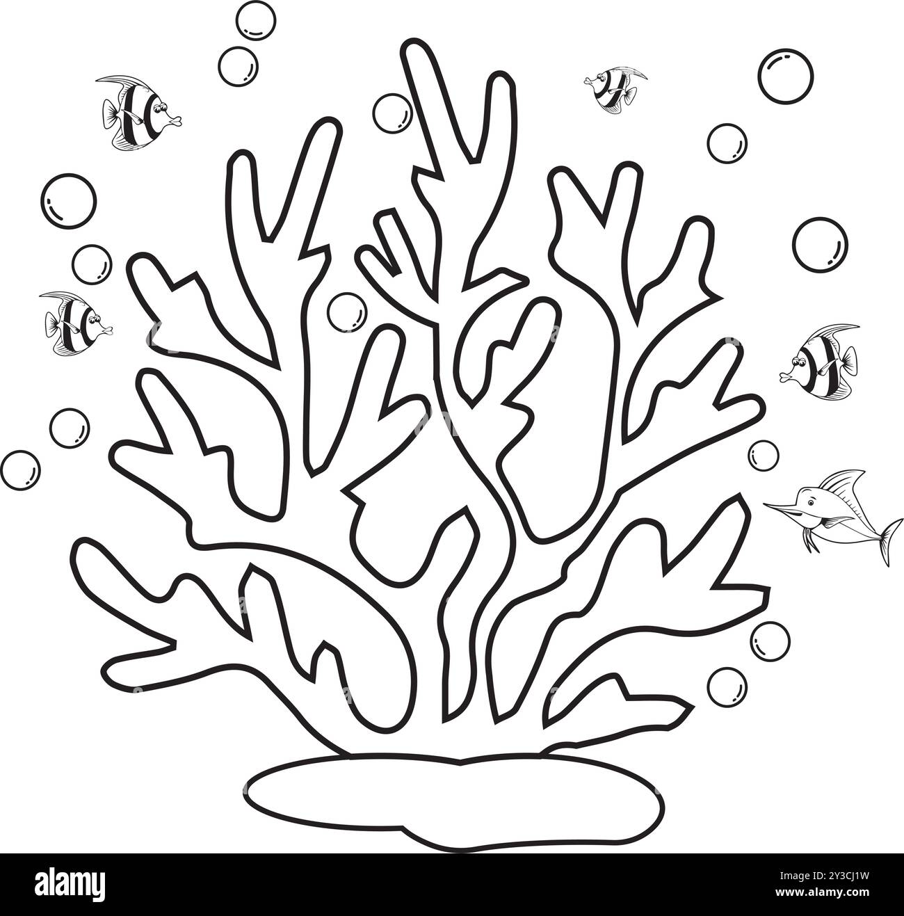 Coral logo icon design template flat vector Stock Vector Image & Art ...