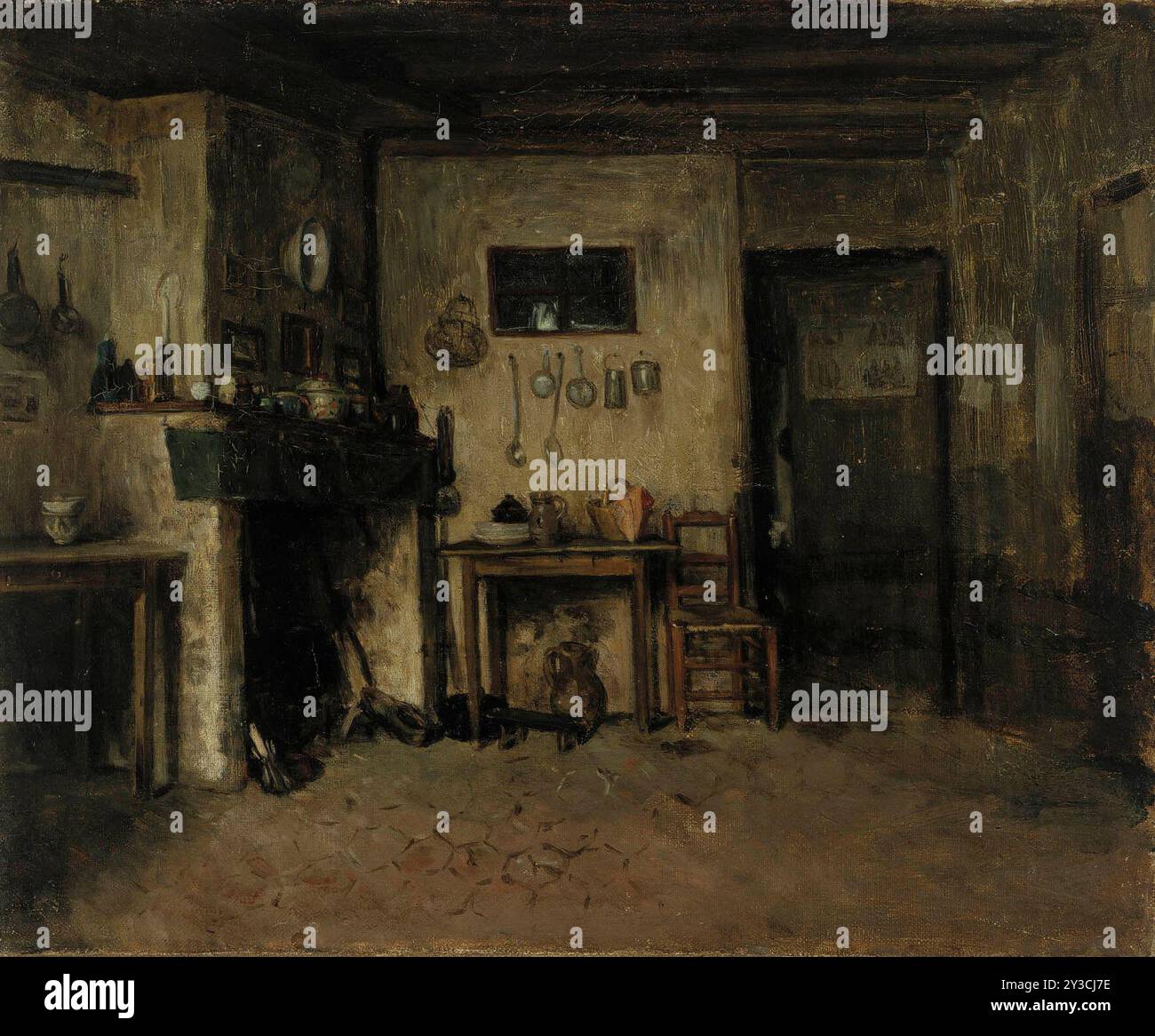 19th century house interior farmhouse hi-res stock photography and ...