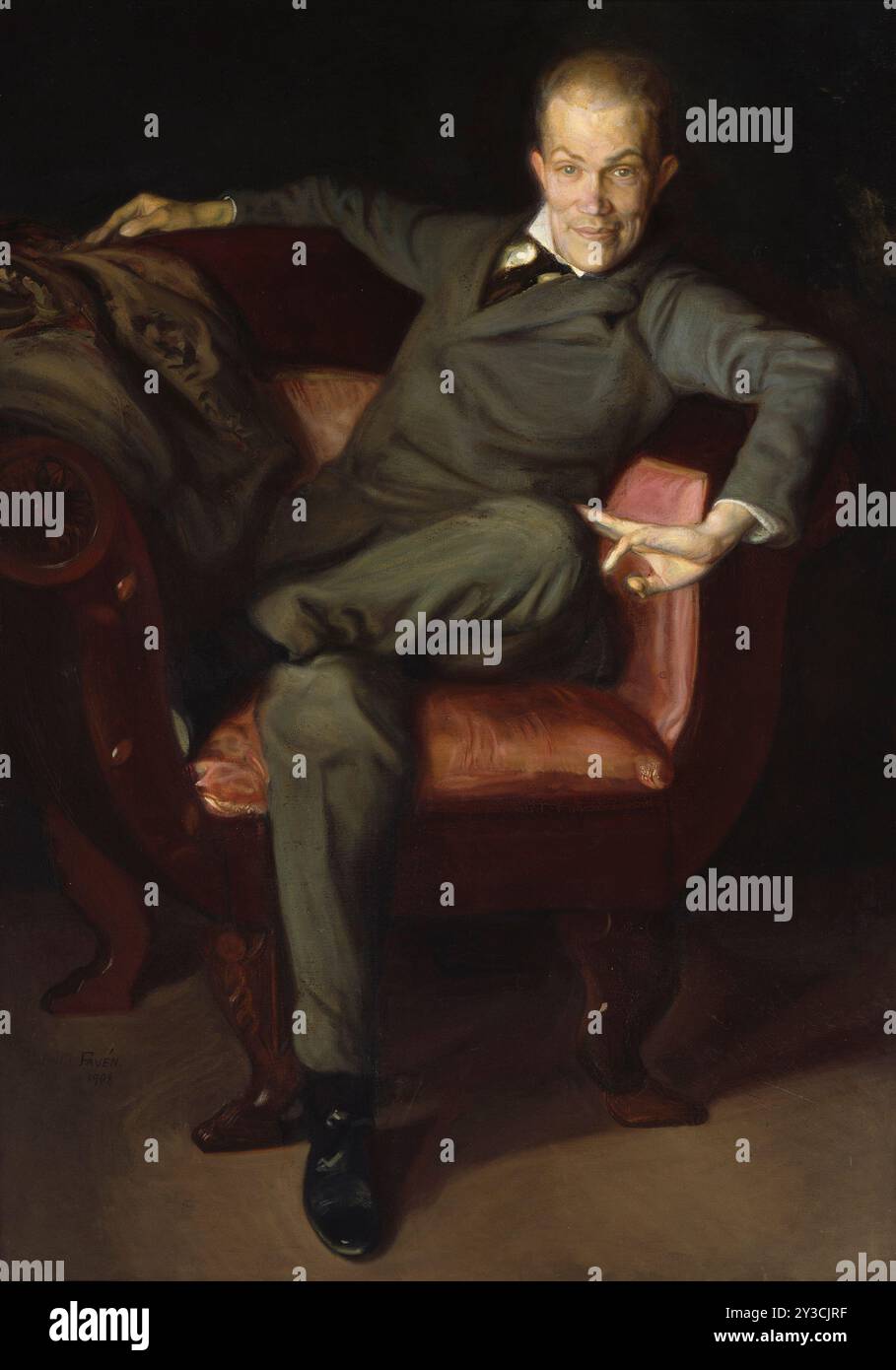 Artist Fahle Basilier, 1908 Stock Photo - Alamy