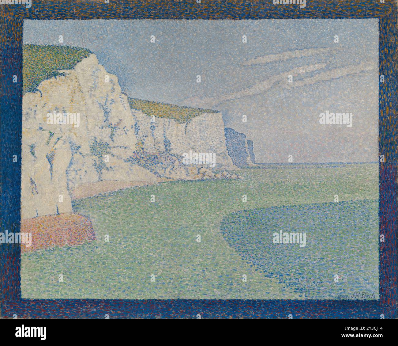 The Cliffs of Dover; The Cliffs at South Foreland, 1892 Stock Photo - Alamy