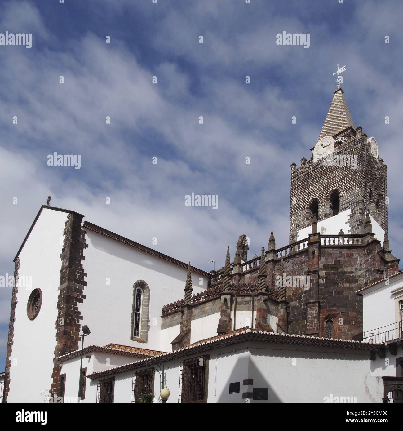 The historic Cathedral of Our Lady of the Assumption in Funchal Madeira ...