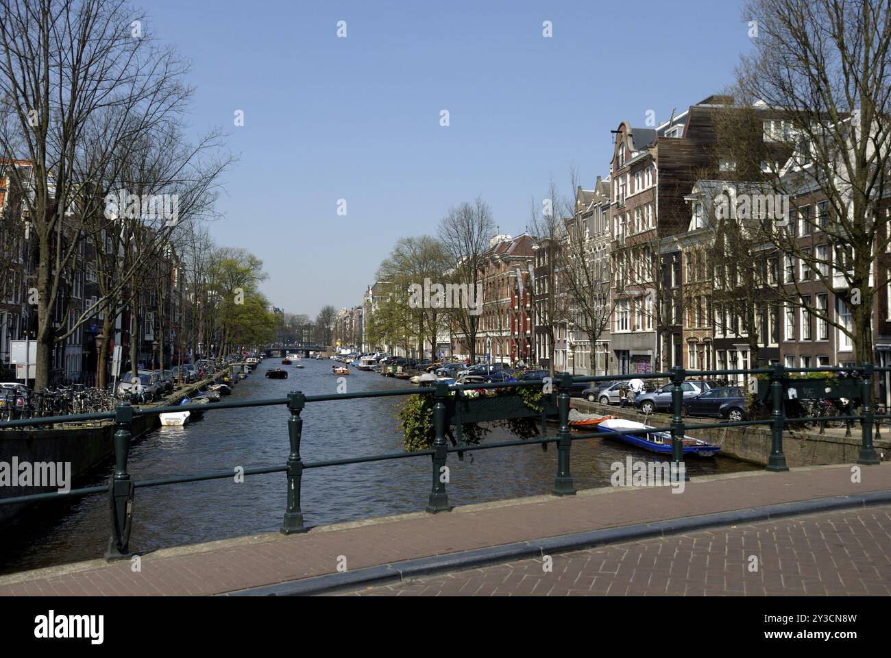 Canal bridge in Amsterdam, Holland Stock Photo - Alamy