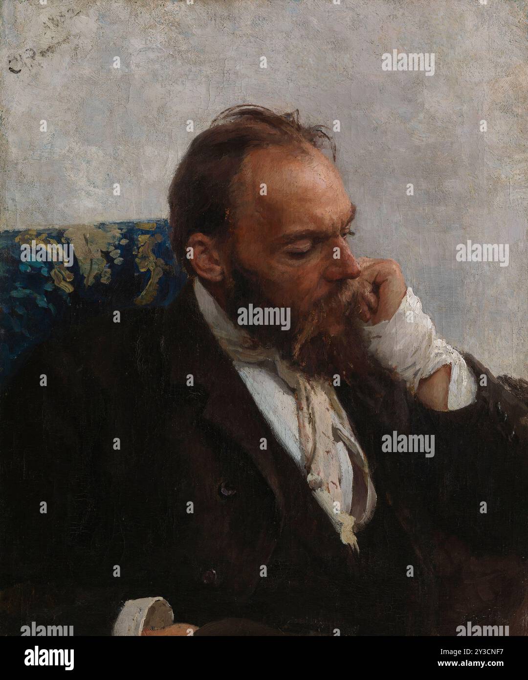 Portrait of the Artist Nikolay (Mykola) Murashko, 1882 Stock Photo - Alamy