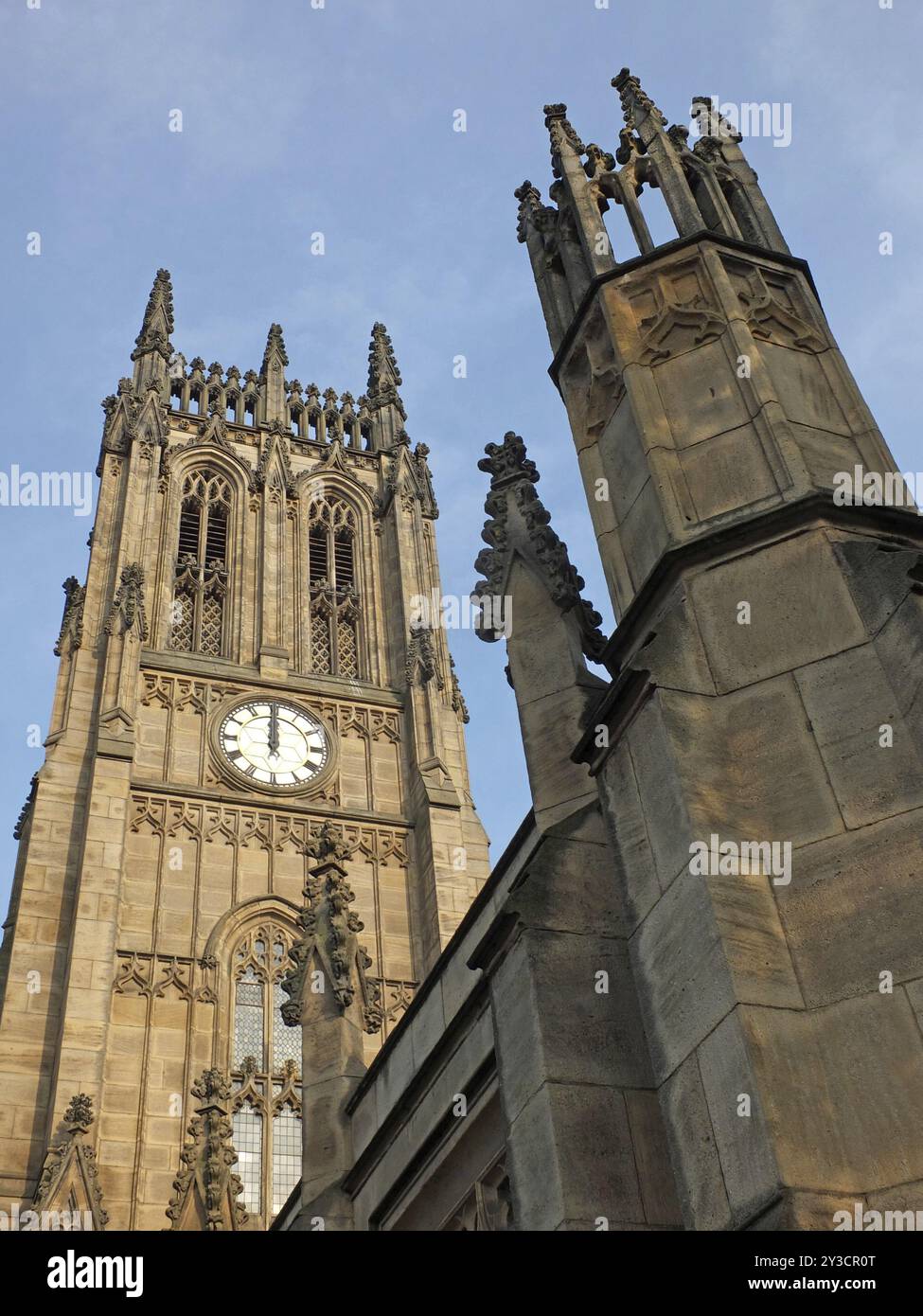 View of the tower and main building of the historic saint peters ...