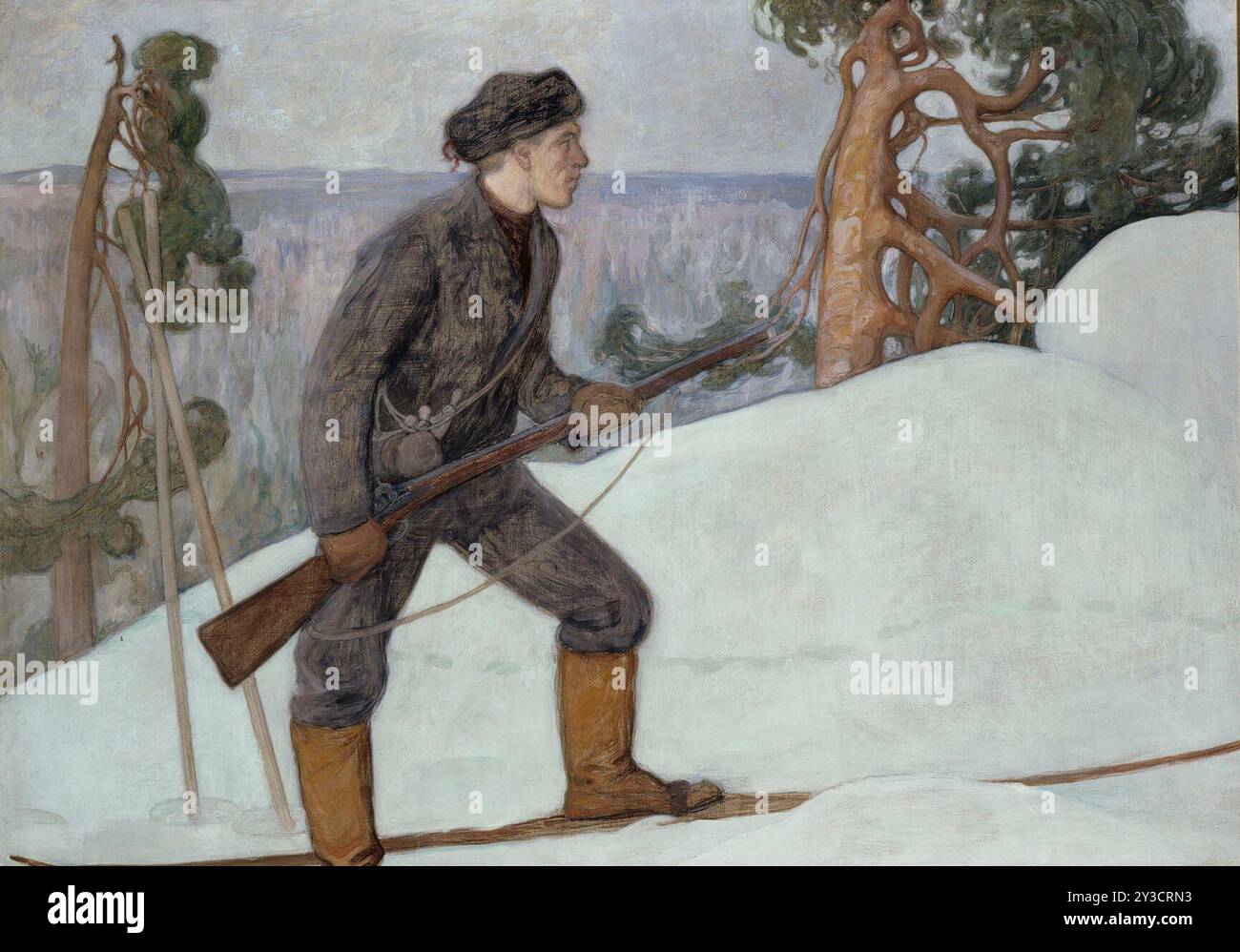 1900 painting hunt hi-res stock photography and images - Alamy