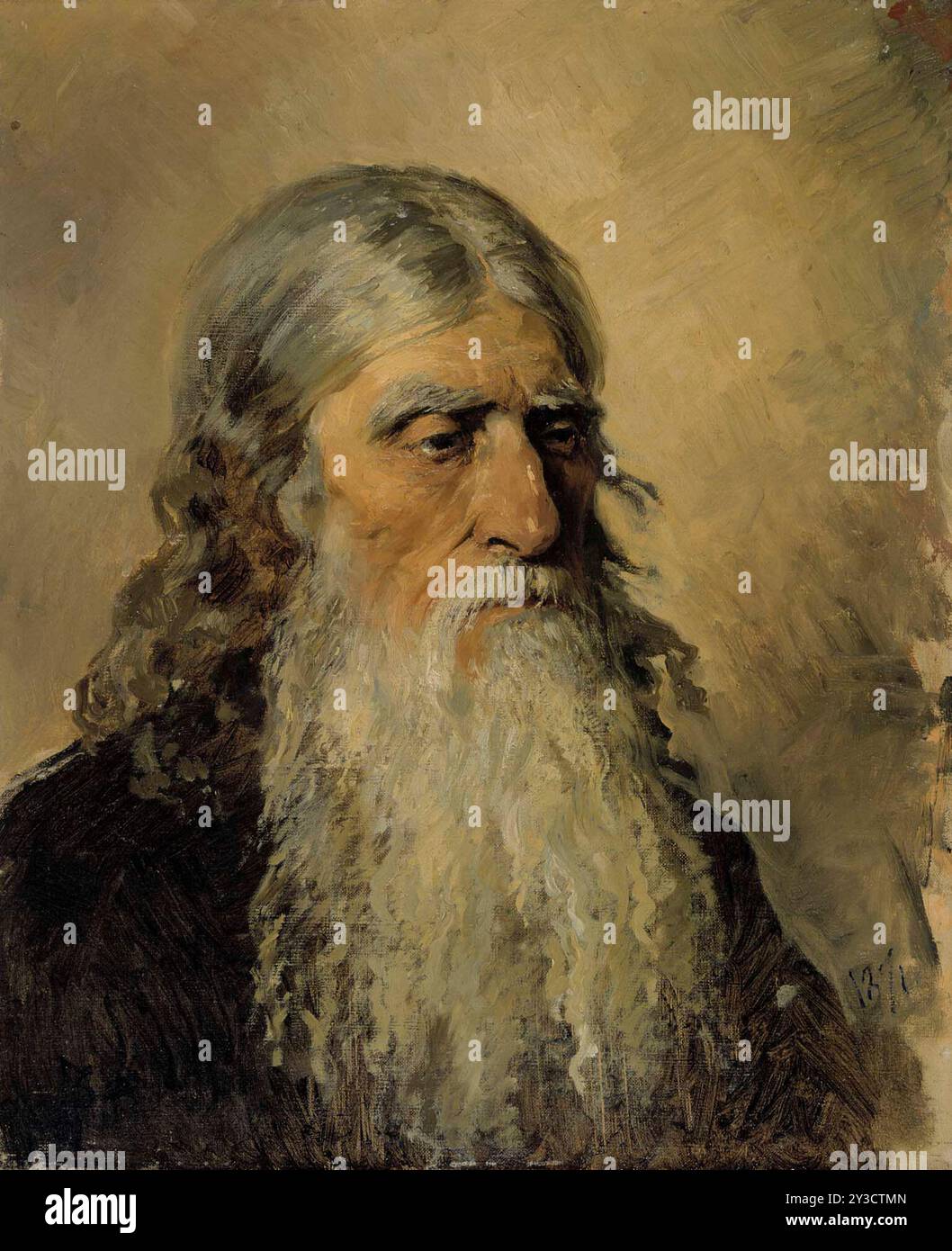 The Old Man, 1871 Stock Photo - Alamy