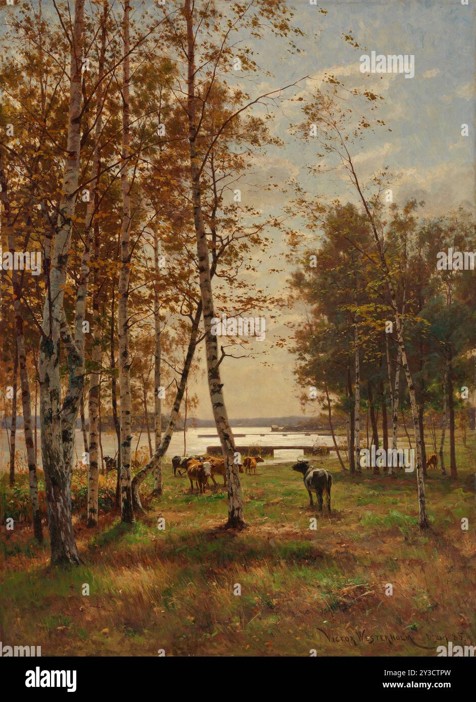 An October Day in aland, 1885 Stock Photo - Alamy