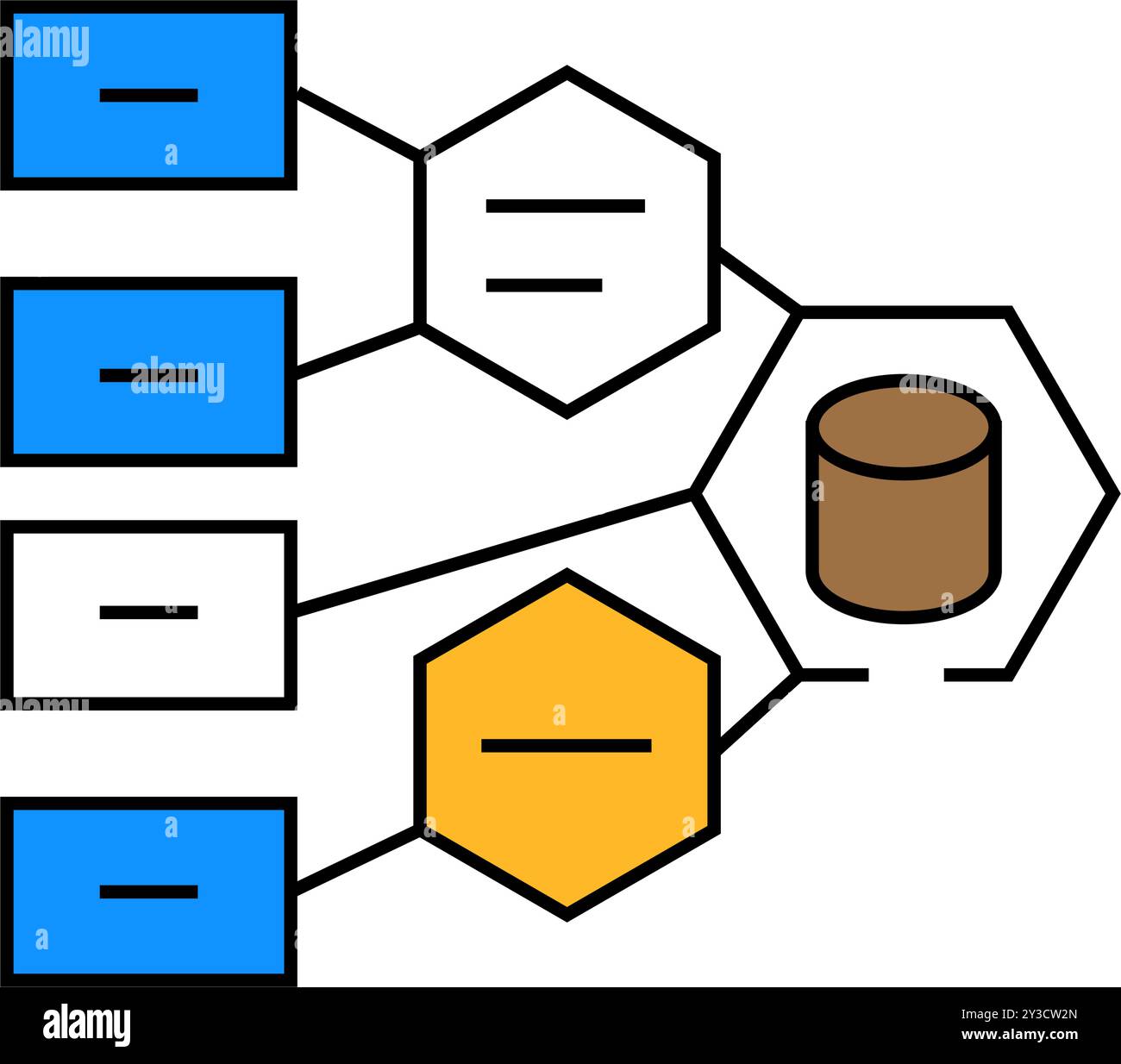software architecture icon color illustration Stock Vector Image & Art ...