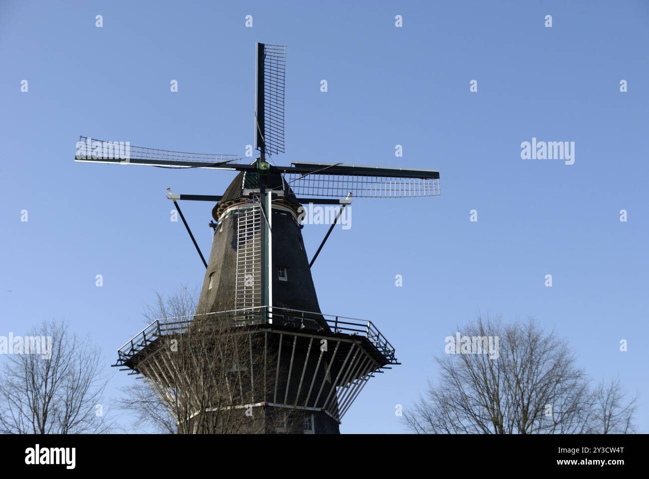 Molen De Gooyer in Amsterdam, Holland Stock Photo - Alamy