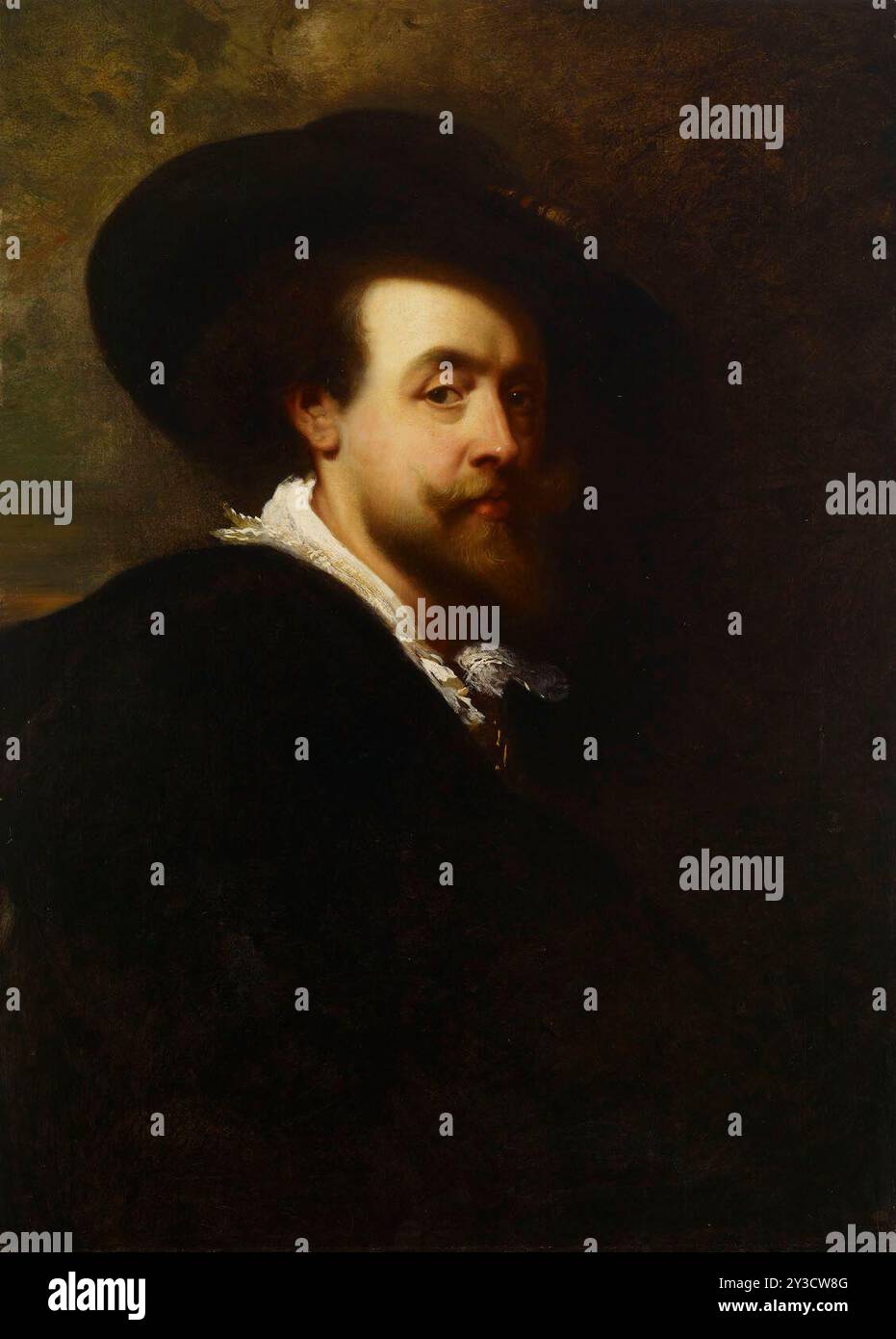 Self Portrait of Peter Paul Rubens, copy, 1842-1866 Stock Photo - Alamy