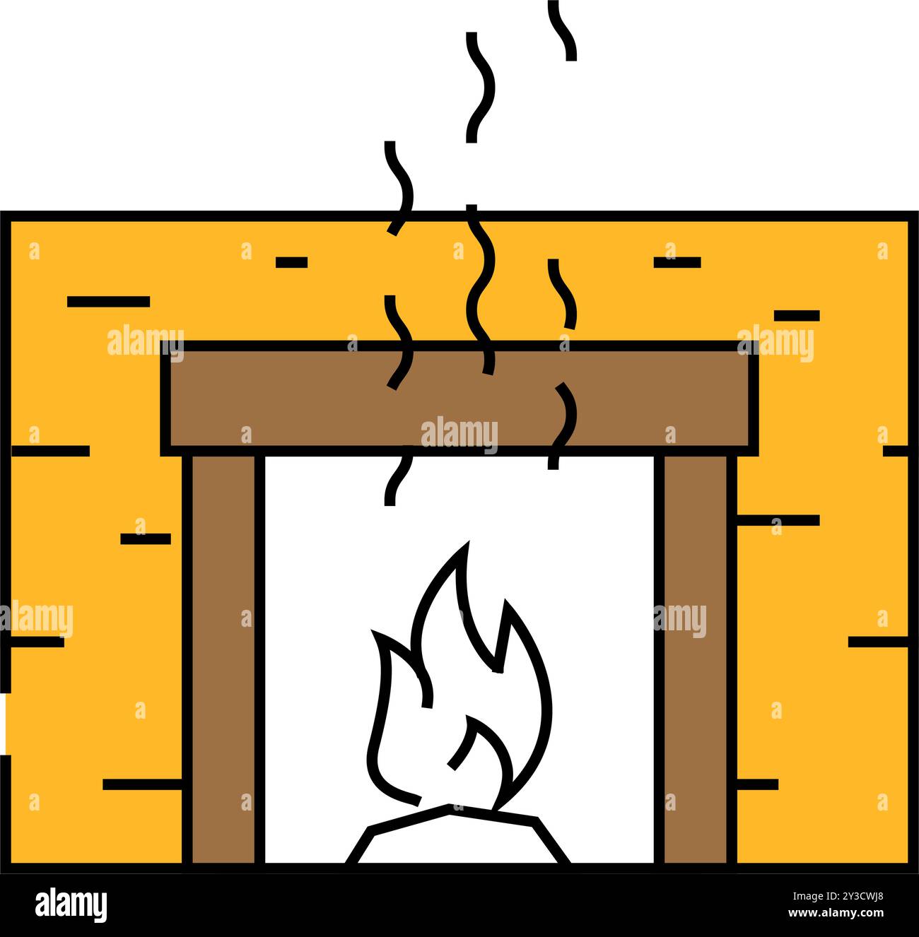 warm smell icon color illustration Stock Vector Image & Art - Alamy