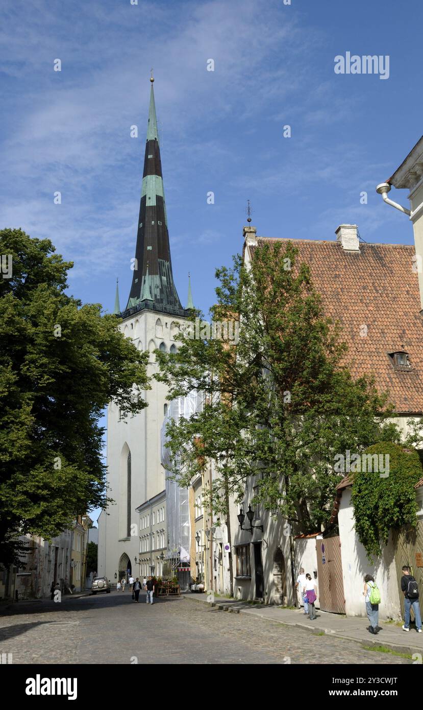 Oleviste church in old hi-res stock photography and images - Alamy