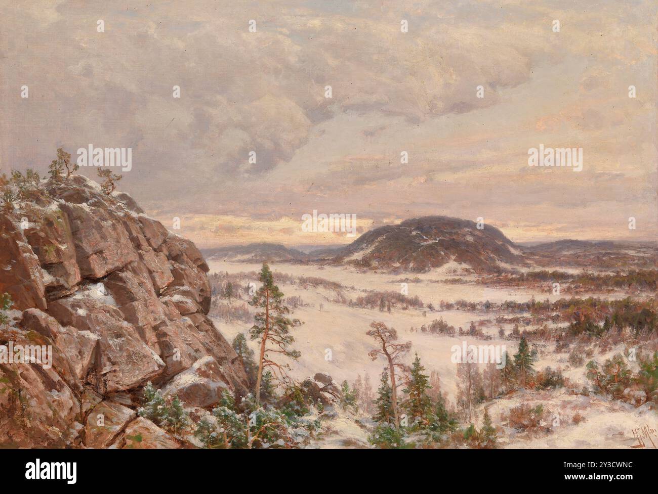 Winter Morning, 1860-1905 Stock Photo - Alamy