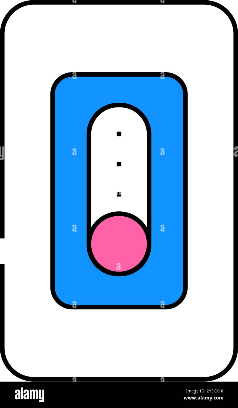 smart dimmer switch home icon color illustration Stock Vector Image ...