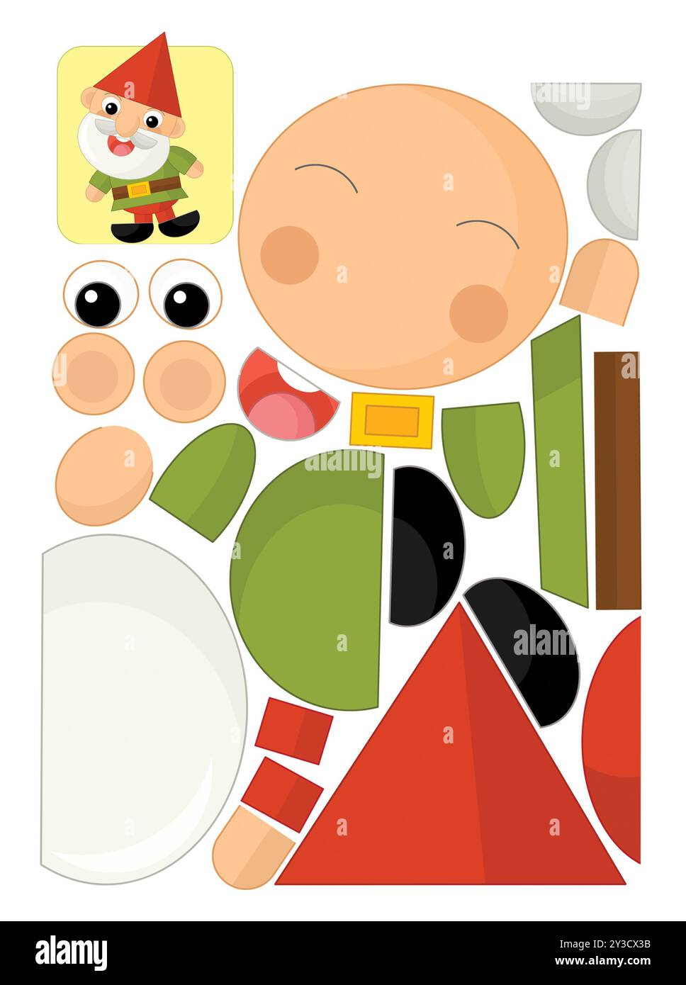 Joyful childhood scene child Cut Out Stock Images & Pictures - Alamy