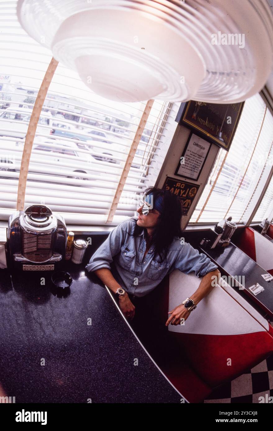 Phil Lewis in Los Angeles, California 1991 Credit: Ross Pelton ...