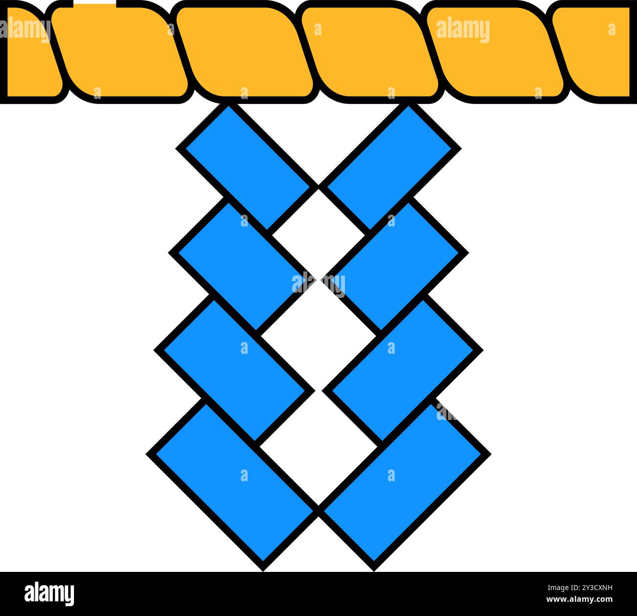 shide paper streamers shintoism icon color illustration Stock Vector ...