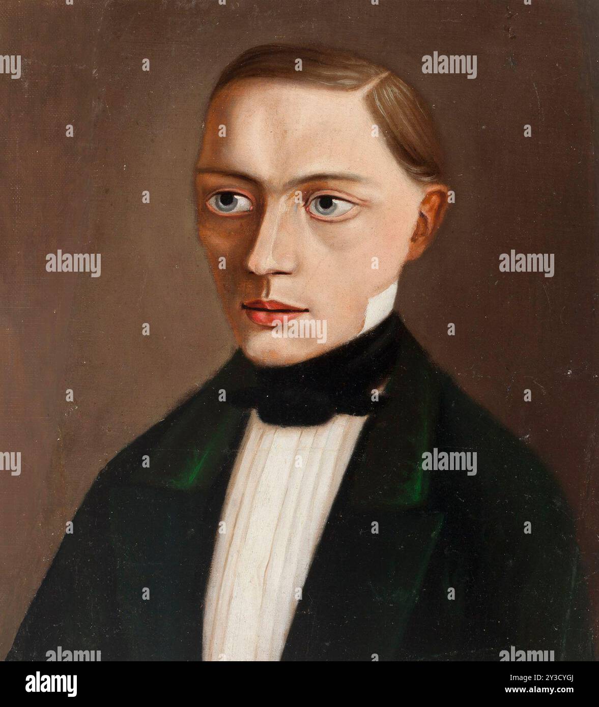 Portrait of Frithiof Holmberg, 1853 Stock Photo - Alamy