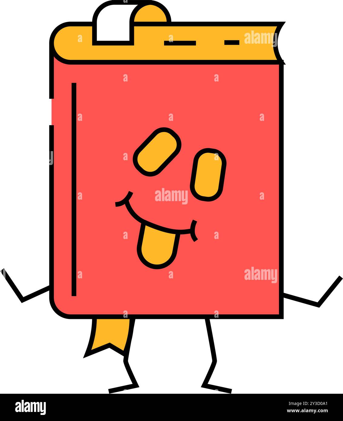 smart book character icon color illustration Stock Vector Image & Art ...