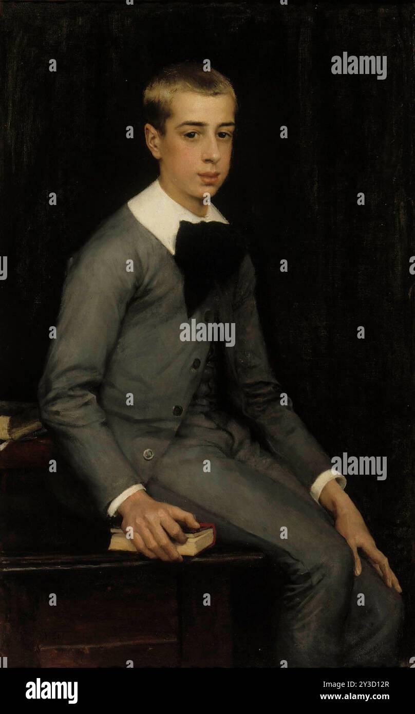 Portrait of Lieutenant Alexandre Weissgerber de Stragéwicz as a Child ...