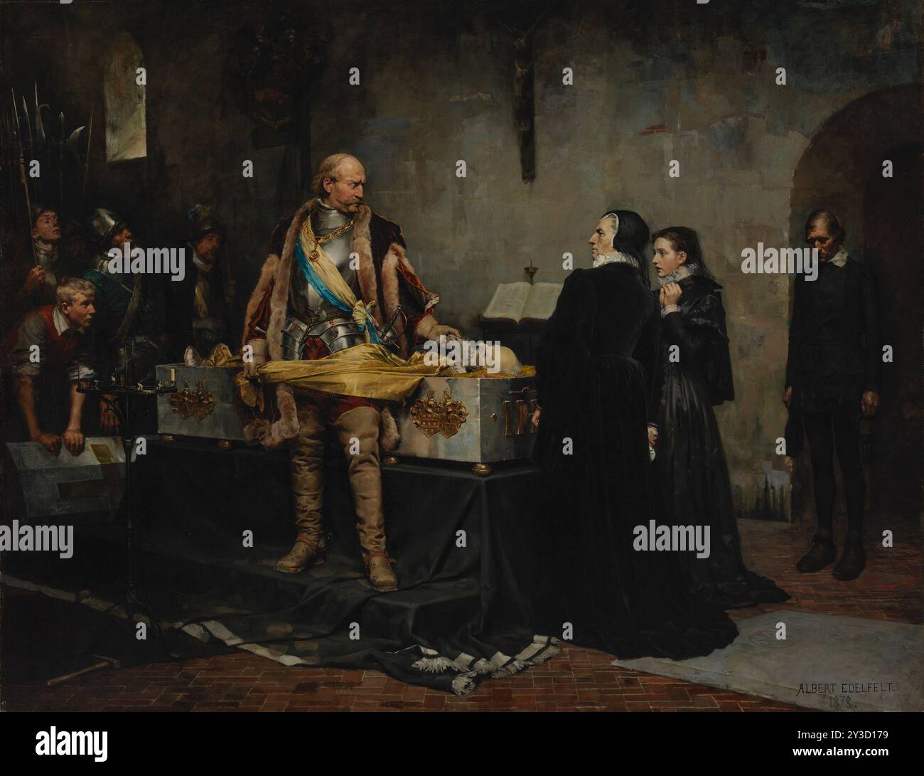 Duke Karl Insulting the Corpse of Klaus Fleming, 1878 Stock Photo - Alamy