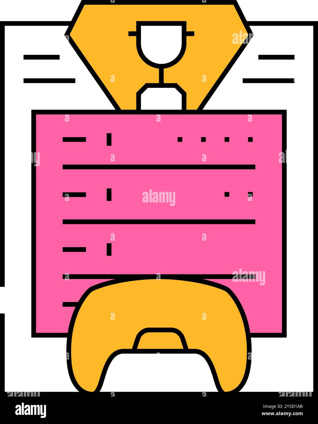scoreboard game icon color illustration Stock Vector Image & Art - Alamy