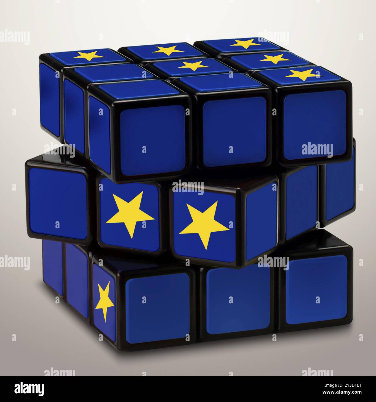The EU's magic cube Stock Photo - Alamy