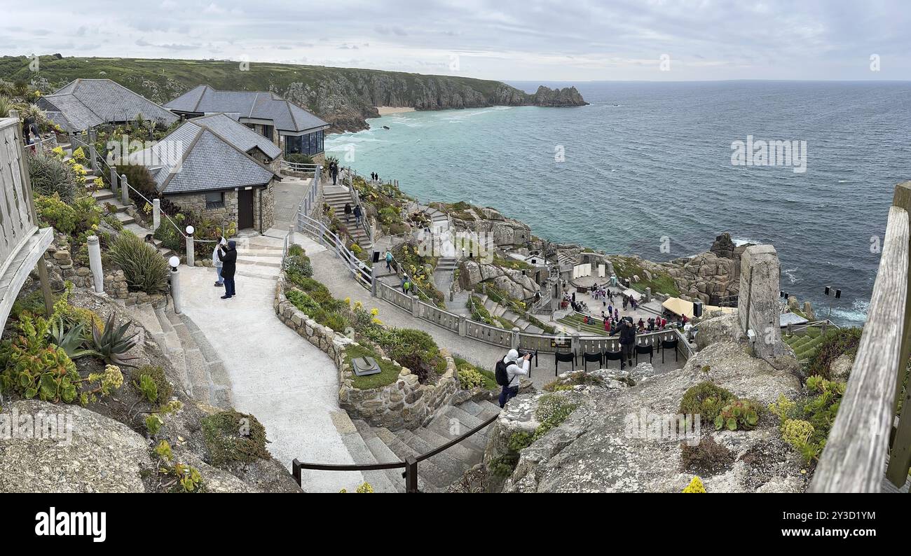 Minack Theatre, Saint Levan, Porthcurno, England, Great Britain Stock ...