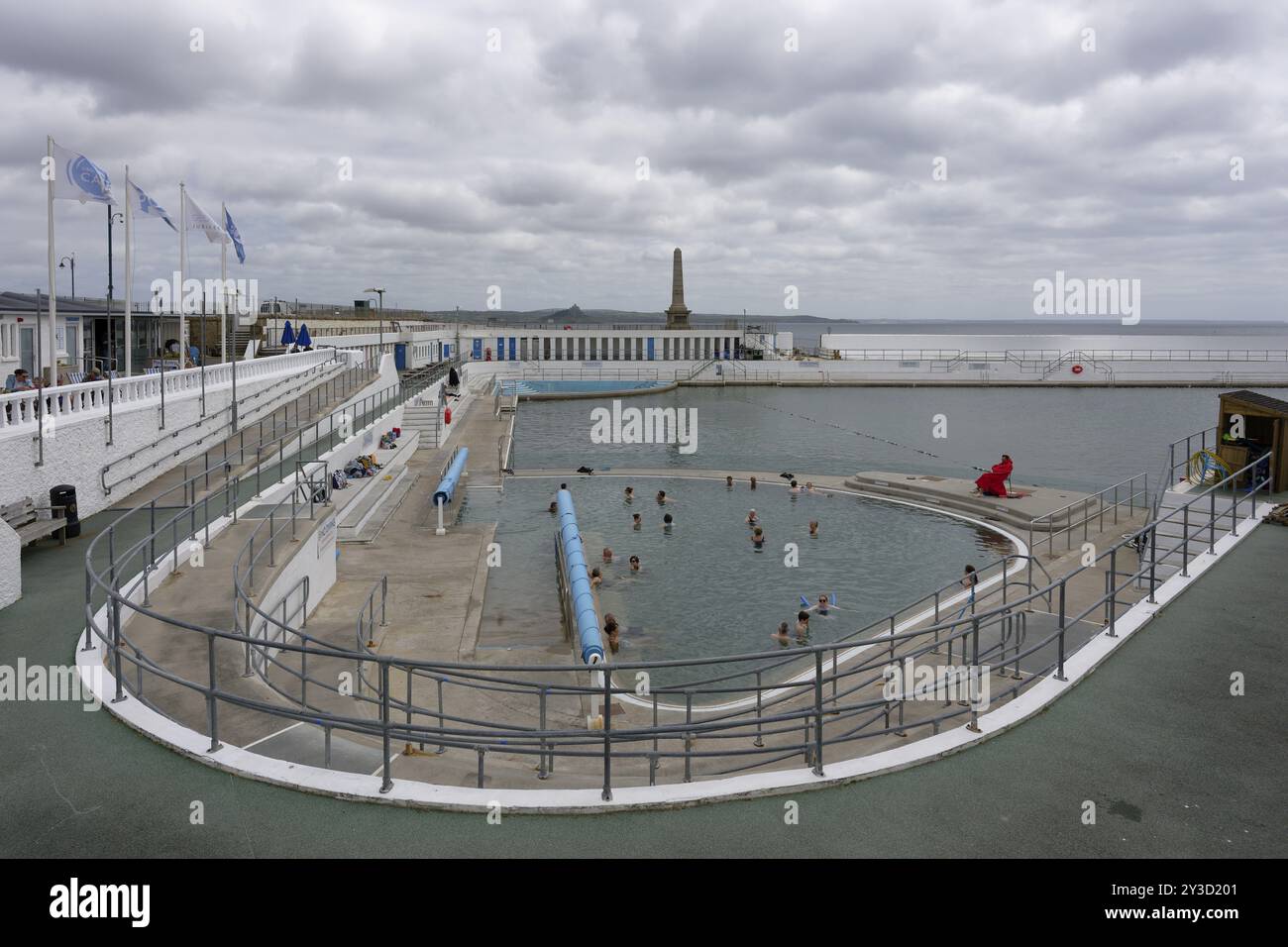 Swimming pool Jubilee Pool on the coast, Penzance, England, Great ...