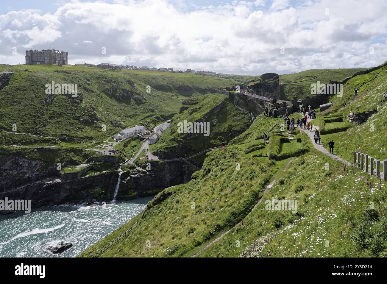 Camelot Castle Hotel, coast, coastal landscape, Tintagel Castle ...
