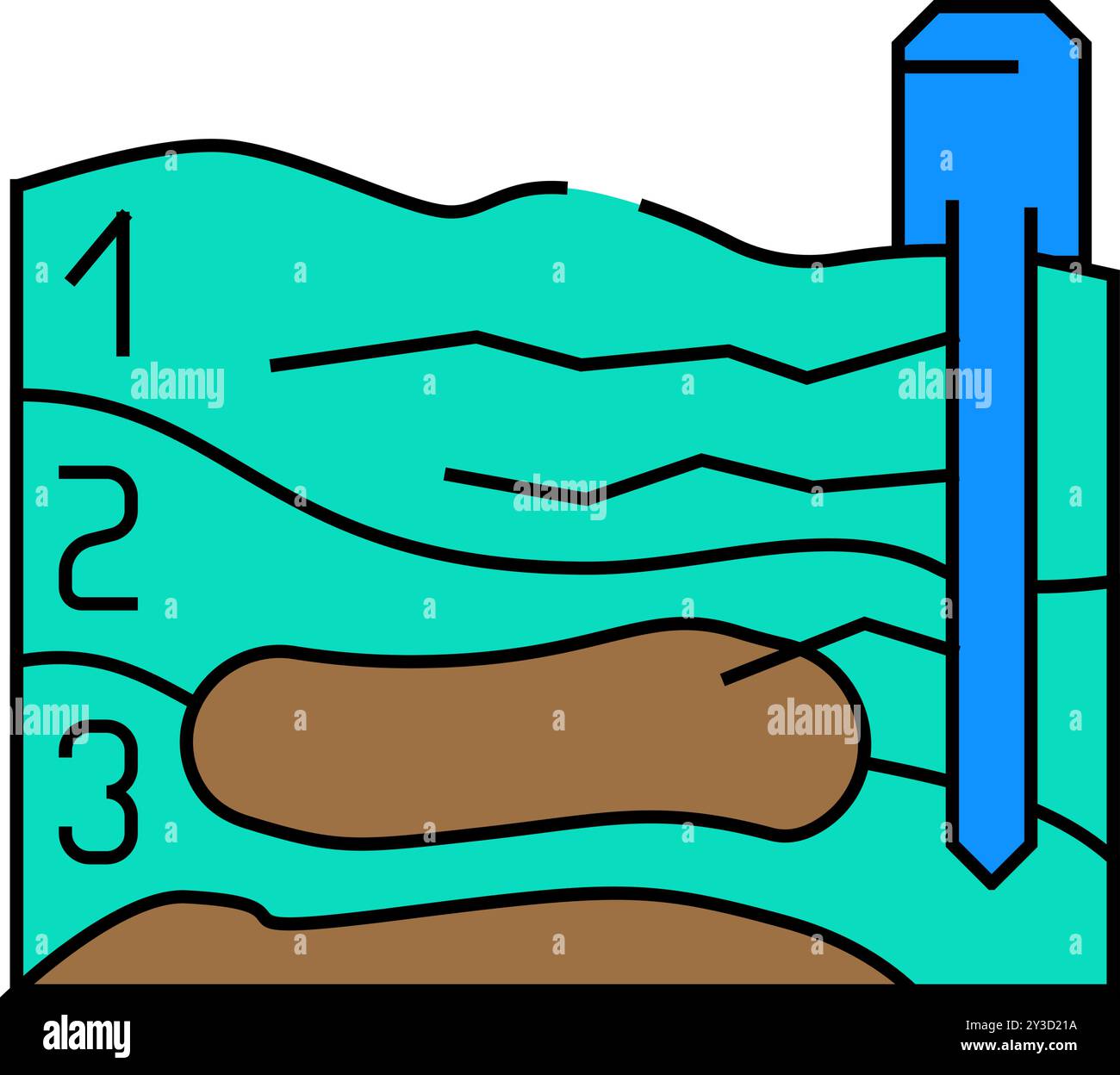 mining site plan icon color illustration Stock Vector Image & Art - Alamy