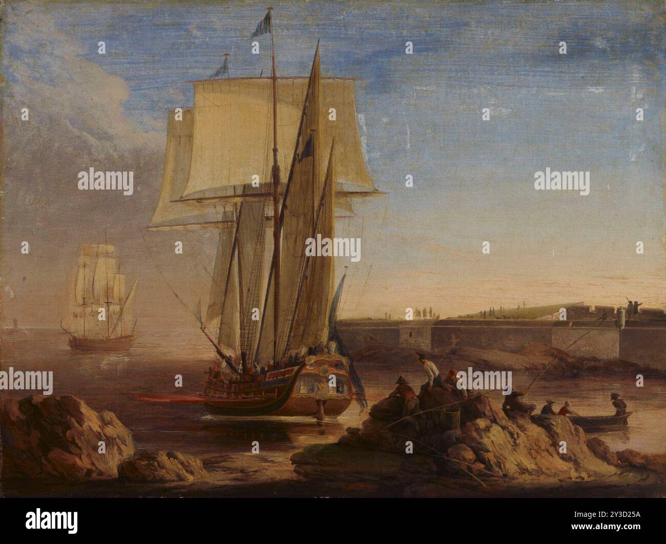 Ships in the Kustaanmiekka Strait, 1760-1765 Stock Photo - Alamy