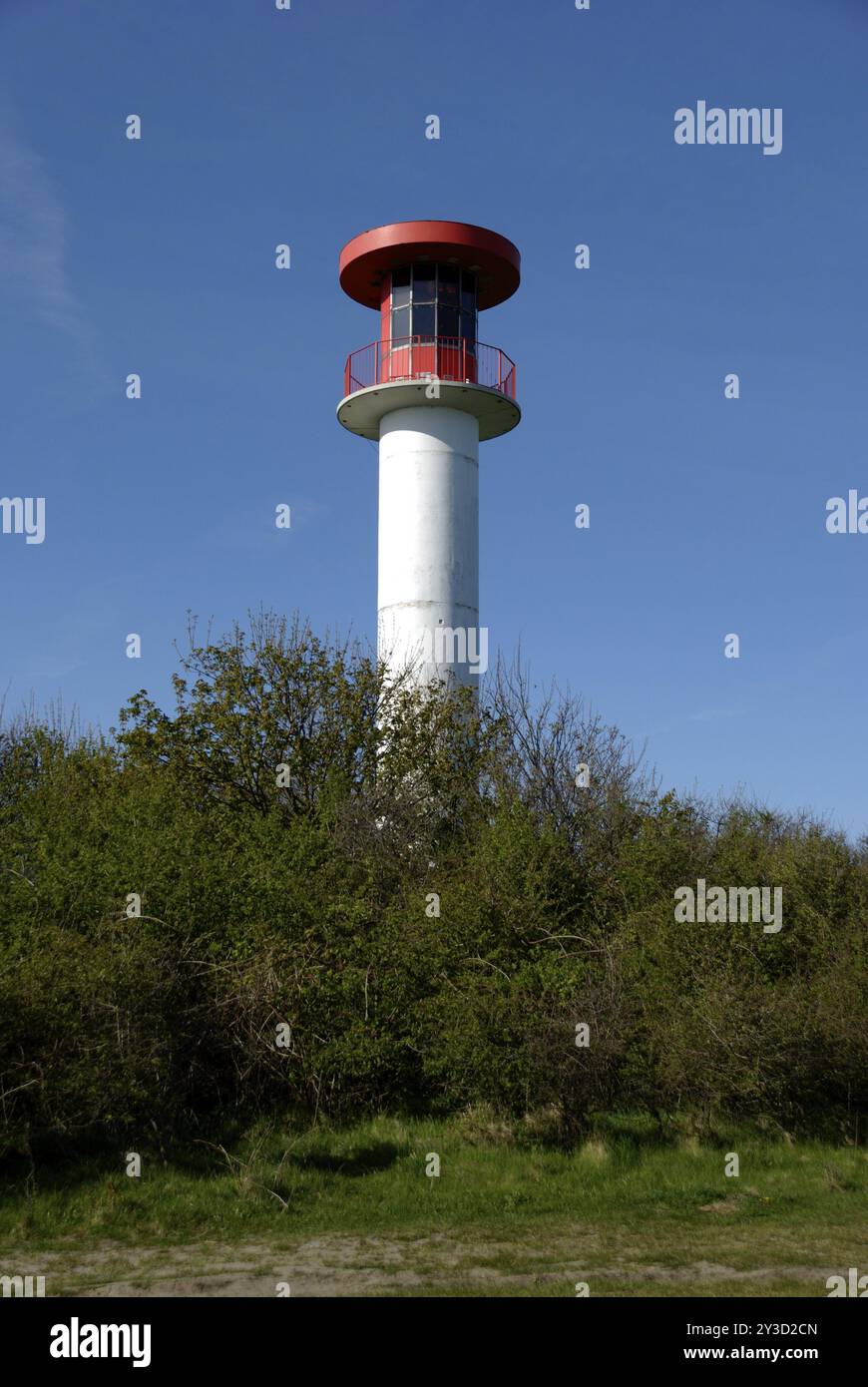Warning light of the German Navy, Heiligenhafen, Schleswig-Holstein ...