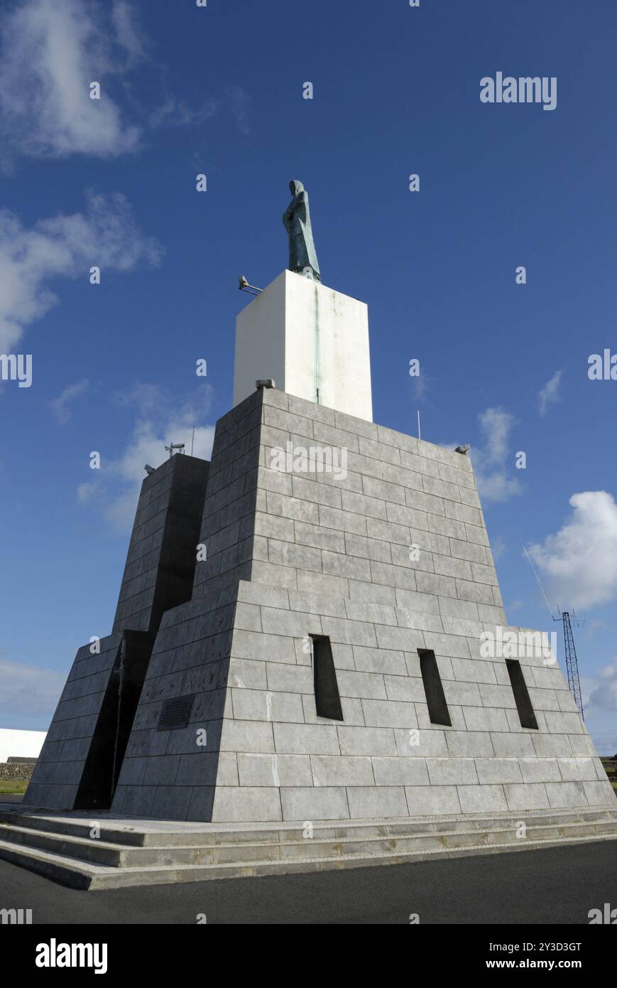 Statue of the Virgin Mary on Pico do Facho, Terceira Stock Photo - Alamy