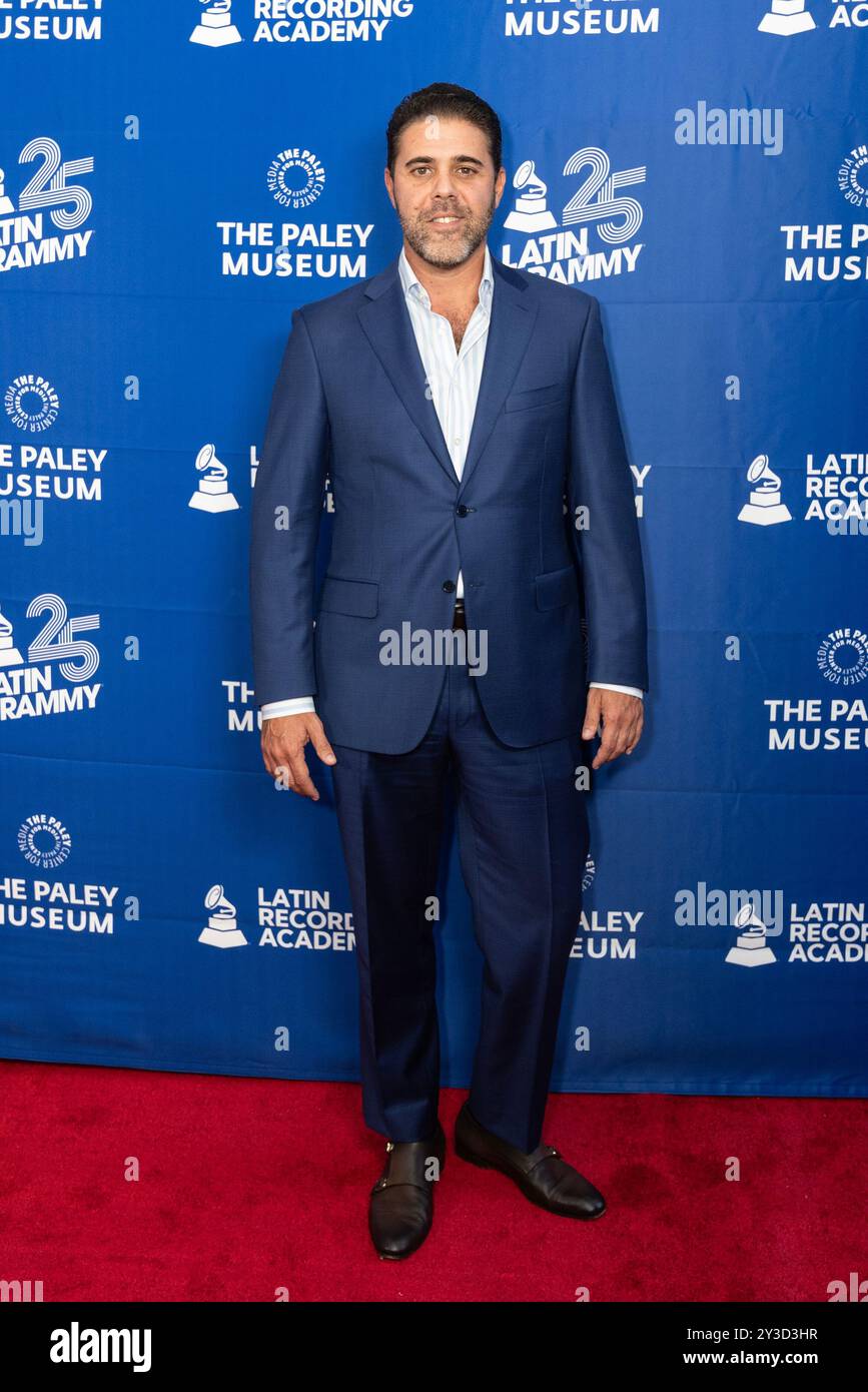New York, USA. 12th Sep, 2024. Ignacio Meyer attends The Latin GRAMMYs ...