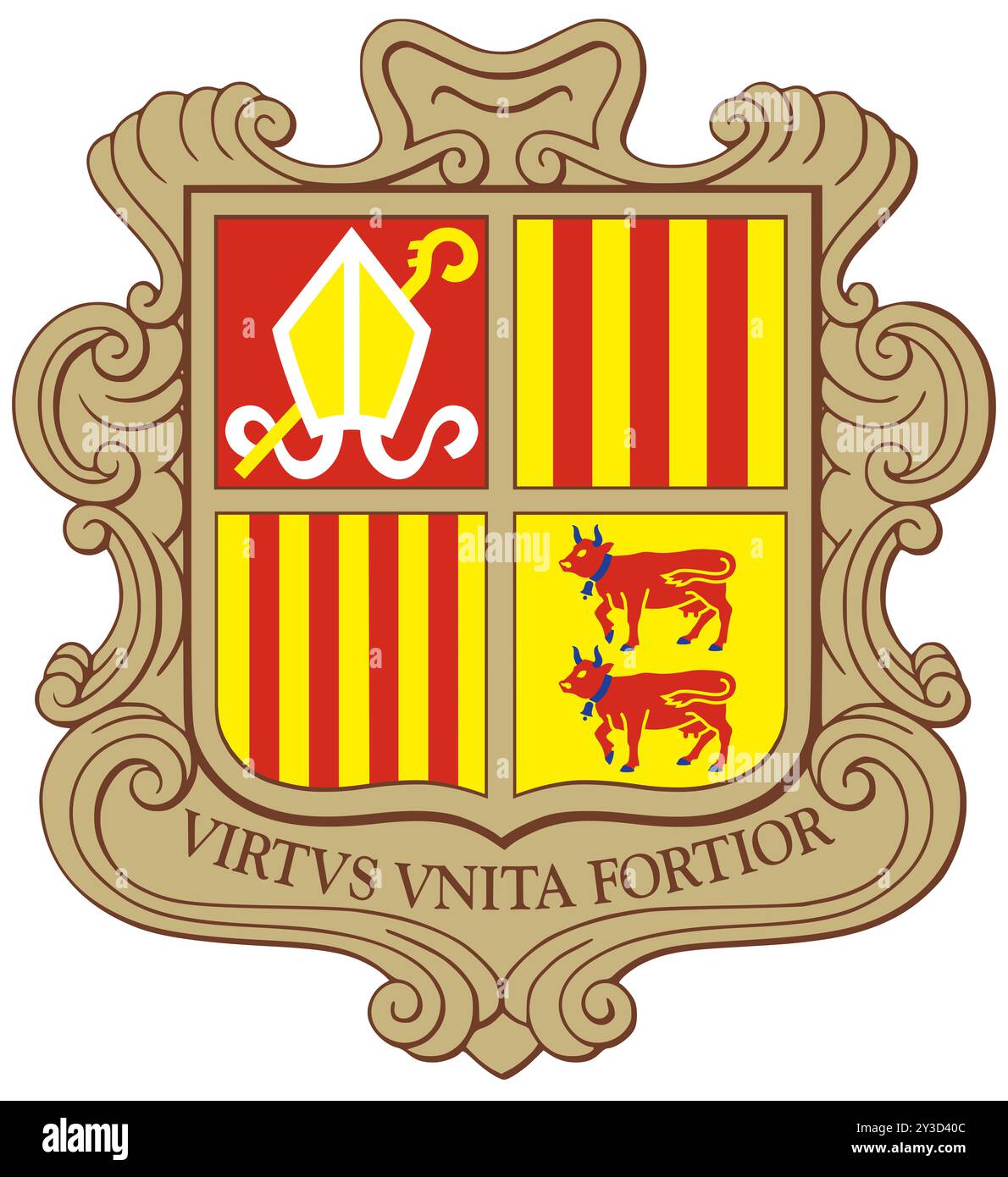 Andorra national football team logo hi-res stock photography and images ...
