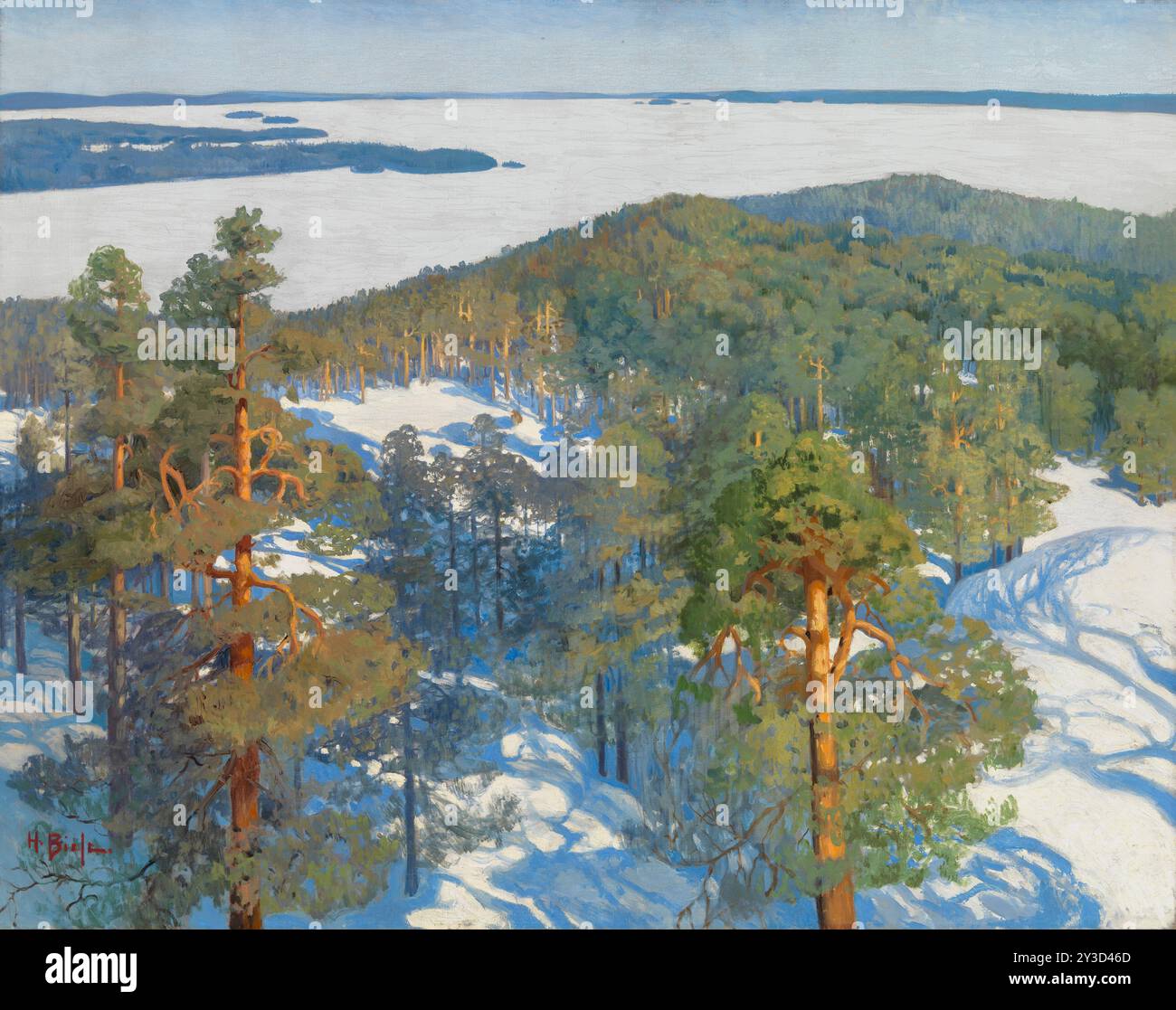 View from Pyynikki Ridge, 1900 Stock Photo - Alamy