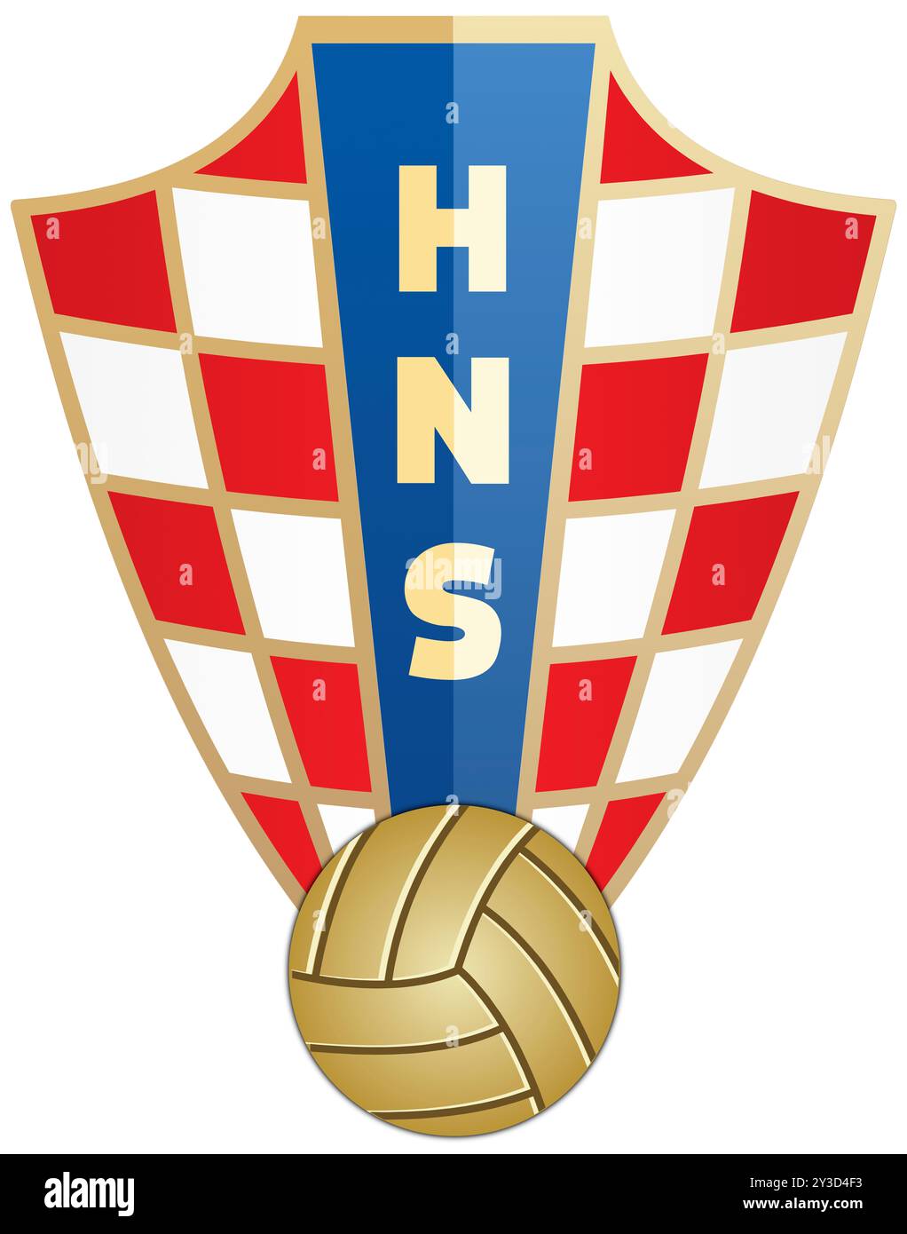 Croatia football logo hi-res stock photography and images - Alamy