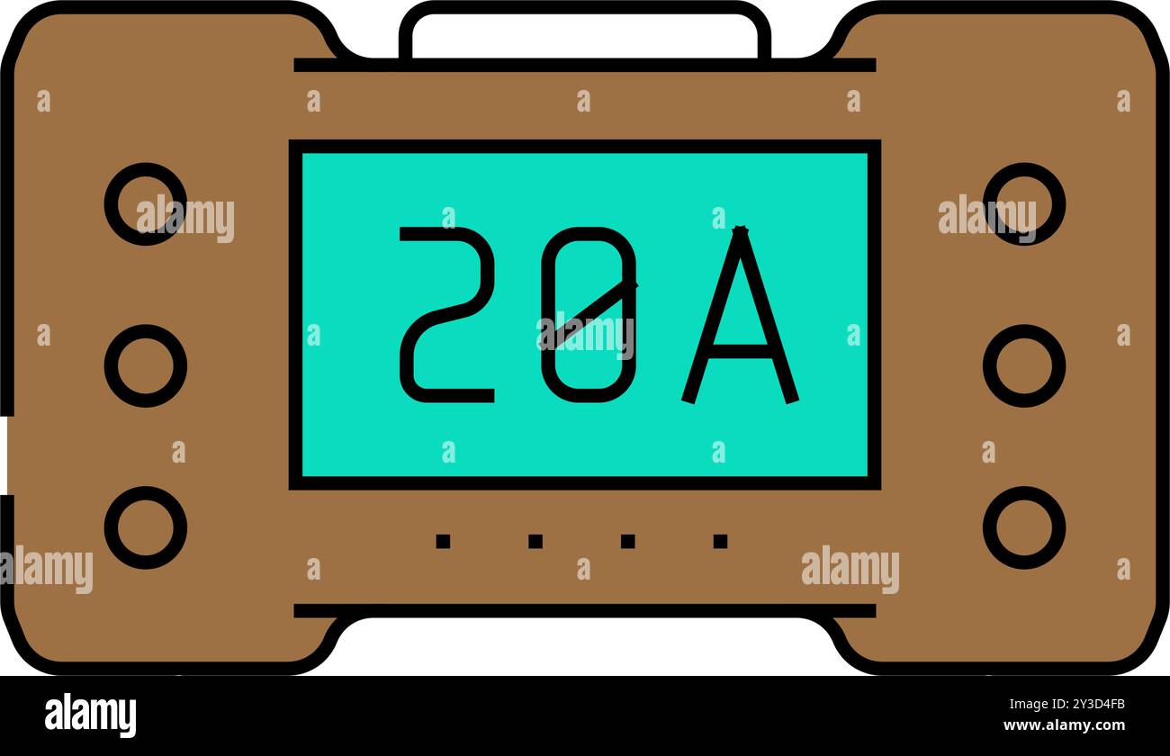 smart battery icon color illustration Stock Vector Image & Art - Alamy