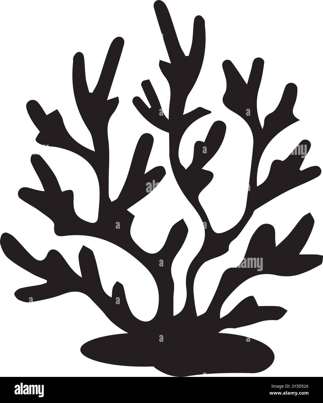 Coral logo icon design template flat vector Stock Vector Image & Art ...