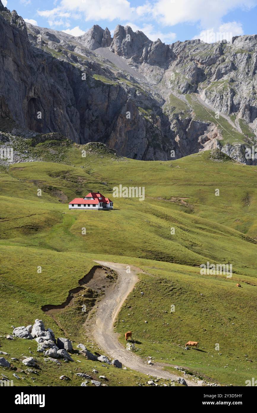 Chalet Real and La Garmona, near the Hotel Aliva in the Picos de Europa ...