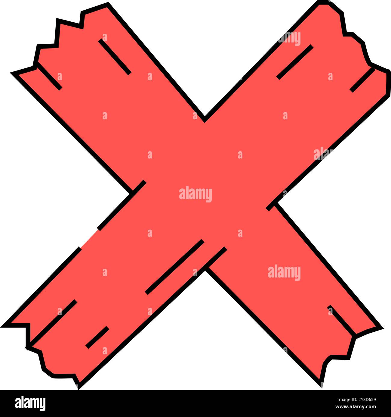 cross x mark icon color illustration Stock Vector Image & Art - Alamy
