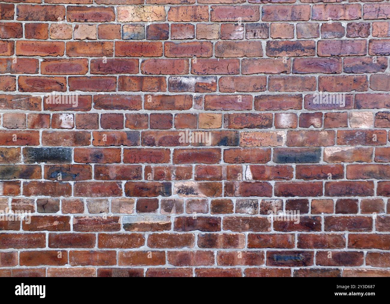 Old rough textured red brick wall background Stock Photo - Alamy