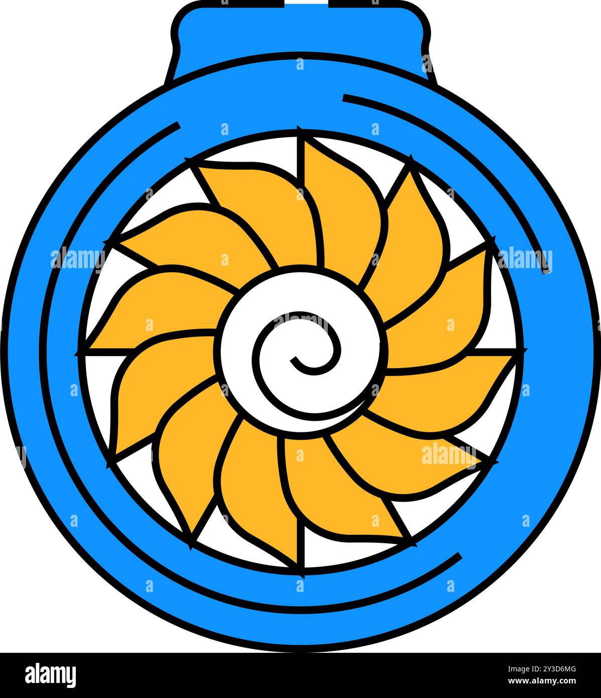 jet engine aeronautical engineer icon color illustration Stock Vector ...