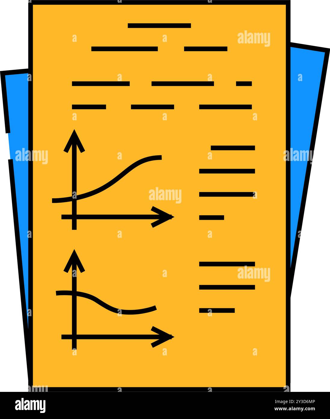 income statement icon color illustration Stock Vector Image & Art - Alamy