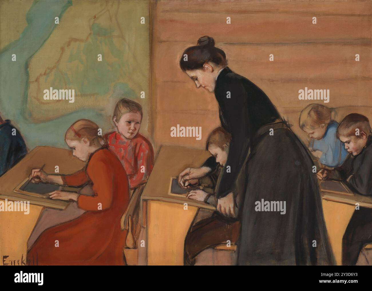 School children of the 1890s hi-res stock photography and images - Alamy