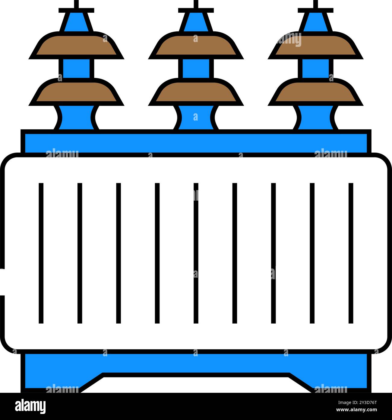 transformer electric icon color illustration Stock Vector Image & Art ...