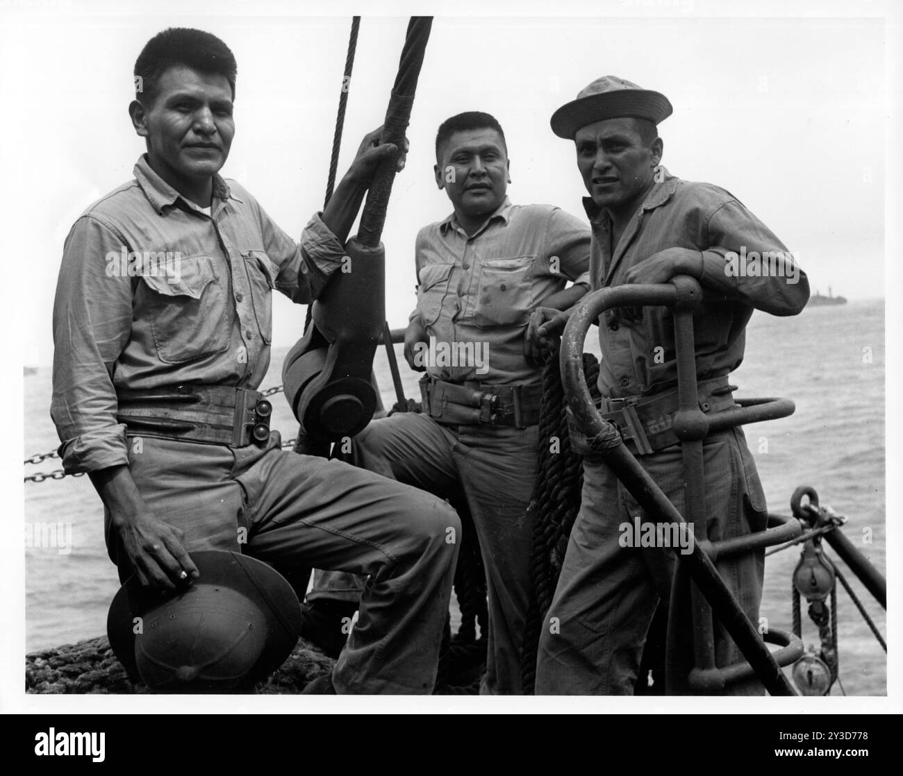 Private First Class Hosteen Kelwood, Private Floyd Saupitty and Private ...