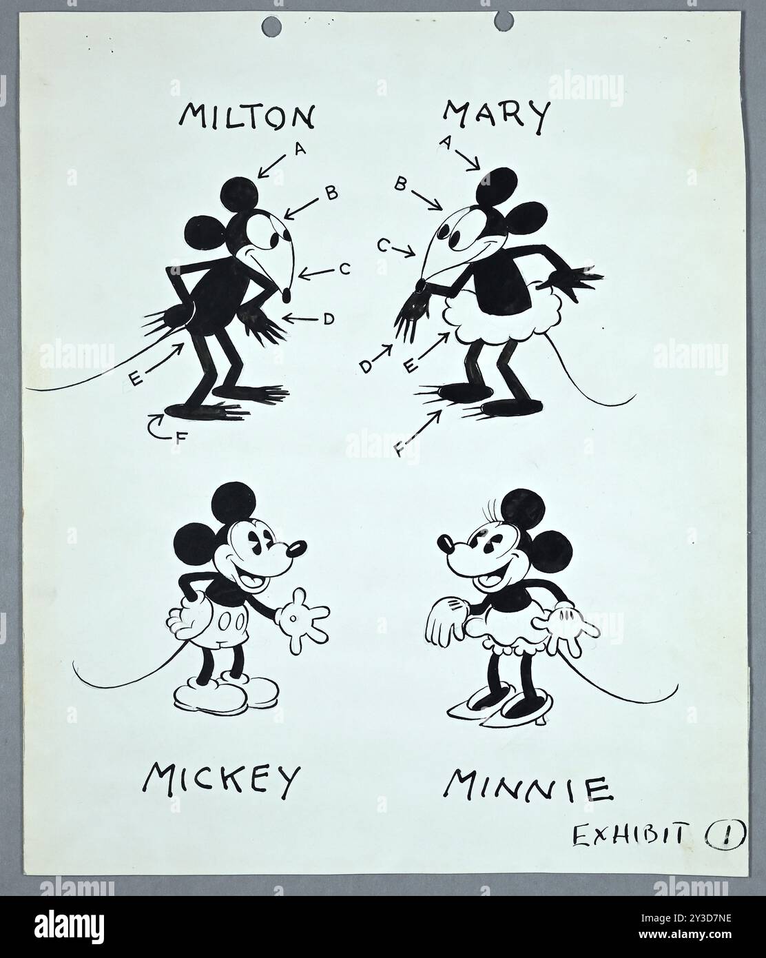 Evidence exhibit of animated drawings filed during a copyright lawsuit ...