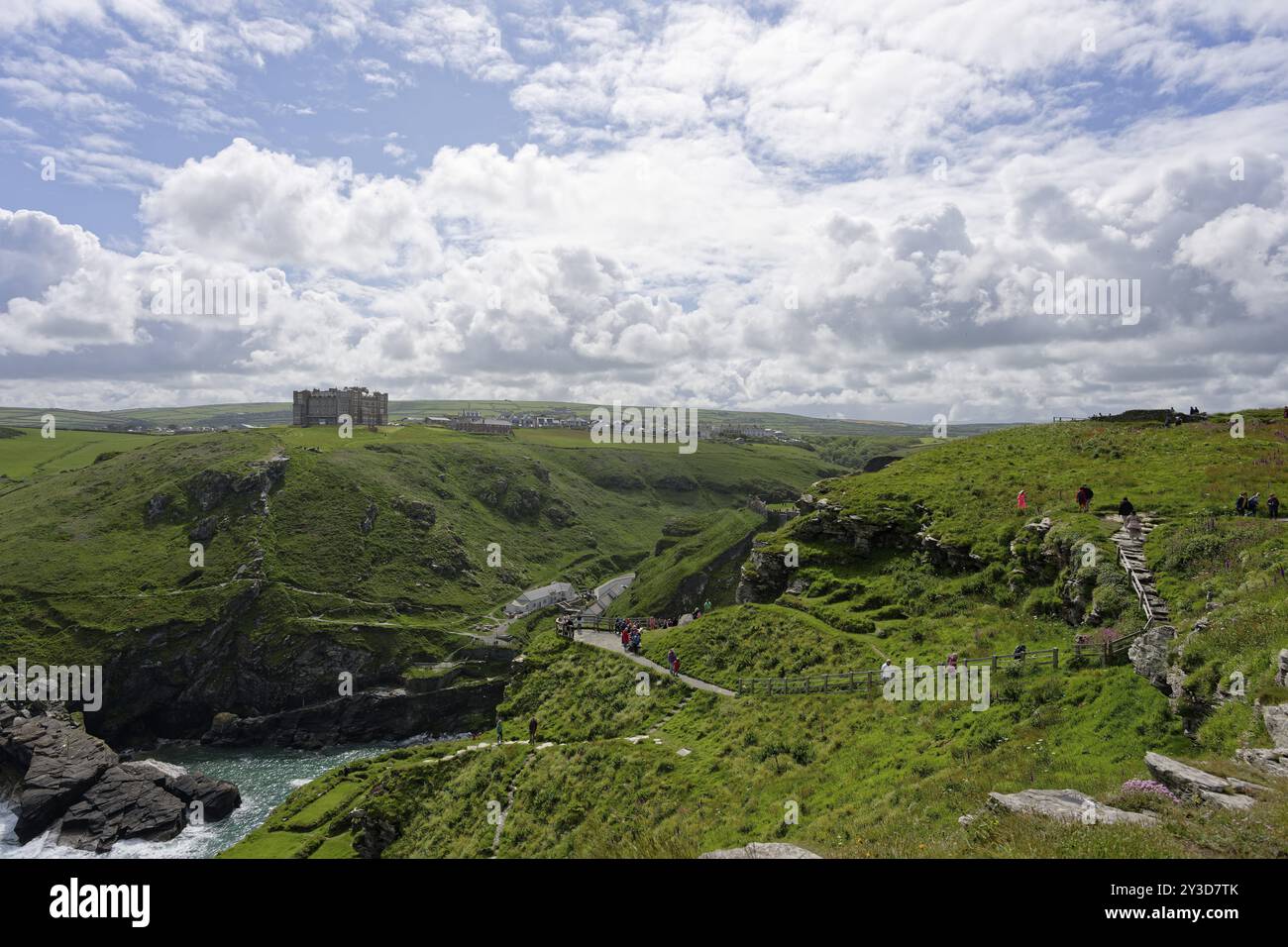 Camelot Castle Hotel, Tintagel Castle, Tintagel, England, Great Britain ...